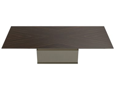 ROCK R Rectangular wooden dining table By Capital Collection