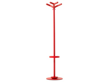 ROCKET Metal coat stand with umbrella stand By Diemme