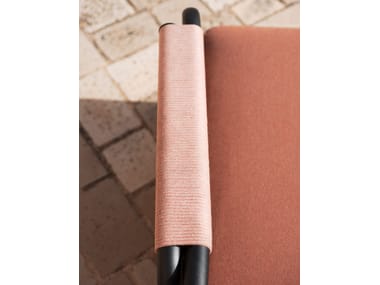 ASTRA Fabric garden armchair with armrests By RODA | design Rodolfo Dordoni