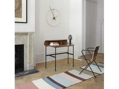 Scrittoio in acciaio e legno ROLL By Ligne Roset design Mario Ferrarini