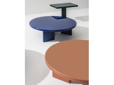 ROOPA Rectangular MDF coffee table with glass top By Arper | design ...