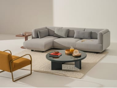 ROOPA Round coffee table By Arper | design Doshi Levien