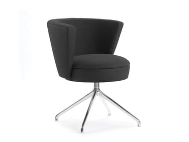 Upholstered fabric chair .ROSSI RH4 By Spiegels