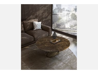 ROTOLO LOW | Marble coffee table By EFORMA