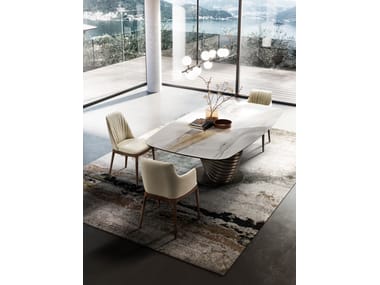 ROTOLO Rectangular ceramic table By EFORMA | design Moom