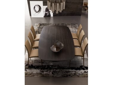 ROTOLO Rectangular wooden table By EFORMA | design Moom