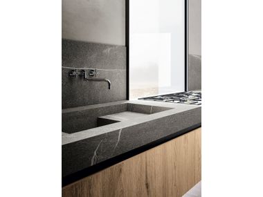 Top cucina in gres porcellanato effetto legno ROVERE BUCKSKIN ...