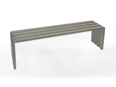 RUNWAY | Galvanized steel bench By Situér