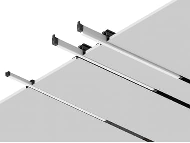INCLINE 48 V OPAL LED aluminium track-Light By Reggiani