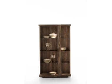 REVO OPEN Solid wood highboard with drawers By Riva 1920