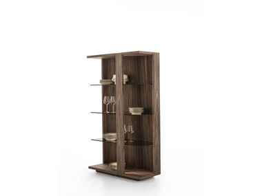 REVO OPEN Solid wood highboard with drawers By Riva 1920