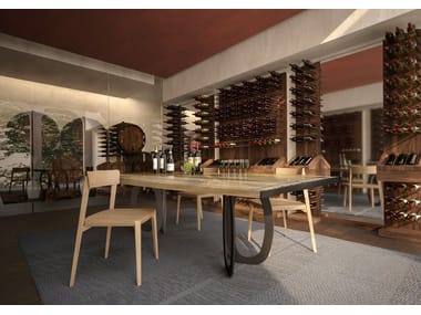 WINE WALLY Bottle rack By Riva 1920