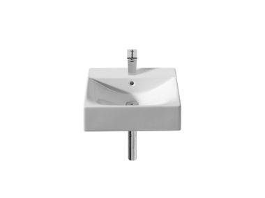 DIVERTA 32711 Rectangular porcelain washbasin with overflow By Roca