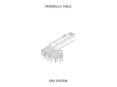 ERA SYSTEM Table By Arc linea Arredamenti | design Antonio Citterio
