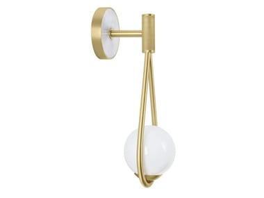 Direct light brass wall lamp SAINT MORITZ By FRATO