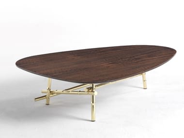 SAMARCANDA Tables basses triangulaire en eucalyptus By ETRO Home Interiors