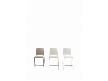 SAND High polypropylene stool with back By Desalto | design ...