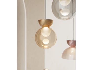 CHARM SPHERE LED glass pendant lamp By SANS SOUCI