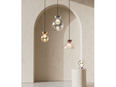 CHARM SPHERE LED glass pendant lamp By SANS SOUCI