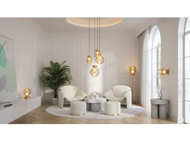 CHARM SPHERE Glass pendant lamp By SANS SOUCI