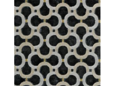 SCARABEO Jacquard upholstery fabric with graphic pattern By Dedar