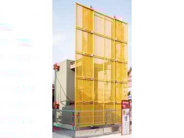 SCREEN Self-raising and electric scaffolding By Faresin Formwork