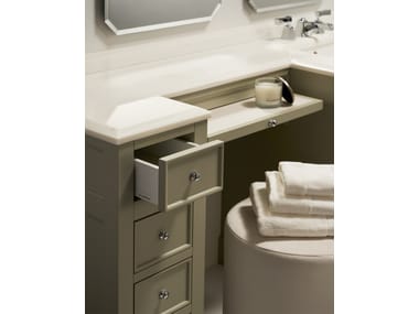 SEASON VANITY Wooden dressing table / vanity unit with marble top By ...