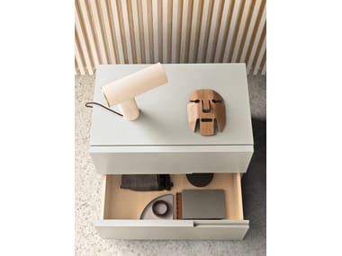 SEGNO Bedside table with drawers By PIANCA
