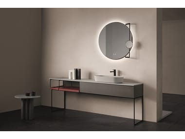 SEN | Floor-standing vanity unit Sen Collection By Fiora design Mario Ruiz