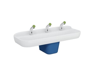 SENTO KIDS Rectangular ceramic washbasin for children By VitrA ...