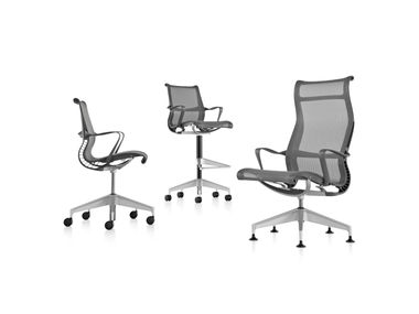 SETU Swivel mesh office chair with armrests By Herman Miller | design ...