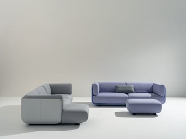SHAAL | Sofa with chaise longue By Arper design Doshi Levien