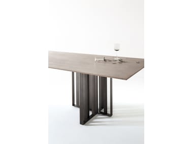 Rectangular dining table SHADE By Lema design Francesco Rota