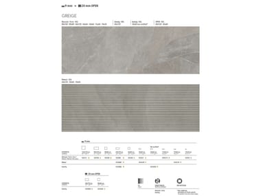SHALE GREIGE Porcelain stoneware wall/floor tiles with stone effect By ...