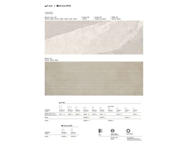 SHALE SAND Porcelain stoneware wall/floor tiles with stone effect By ...