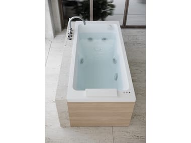 Whirlpool built-in bathtub SHARP 75 By Jacuzzi® design Carlo Urbinati