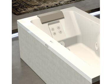 SHARP DOUBLE 2 seater hydromassage rectangular bathtub By Jacuzzi ...