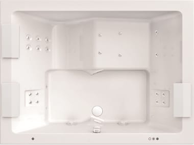 SHARP EXTRA Hydromassage freestanding rectangular bathtub By Jacuzzi ...