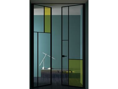 SHERAZADE DOUBLE SWING SLIM JAMBS door By Glas Italia design Piero Lissoni