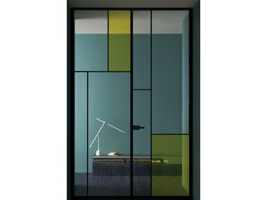 SHERAZADE DOUBLE SWING SLIM JAMBS door By Glas Italia design Piero Lissoni