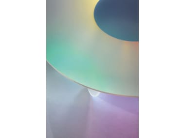 SHIMMER | Round table By Glas Italia