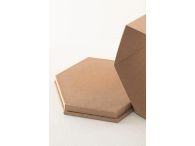 SICILIA CARDBOARD waste paper bin By Danese Milano design Bruno Munari