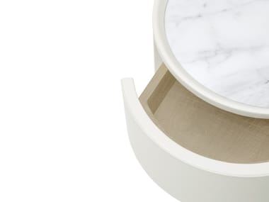 SIDE VIBE Bedside table By Giorgetti | design Carlo Colombo