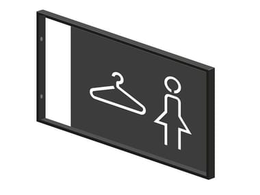 SIGN Illuminated suspended plate sign By FIT INTERIORS