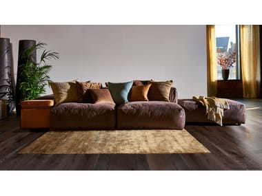 Solid-color rectangular rug SILKY Luxury Collection By Angelo