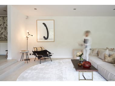 Solid-color rectangular rug SILKY Luxury Collection By Angelo