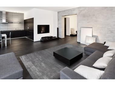 Solid-color rectangular rug SILKY Luxury Collection By Angelo