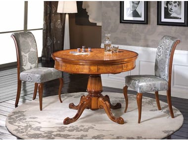 SILVIA Round solid wood table By Arvestyle