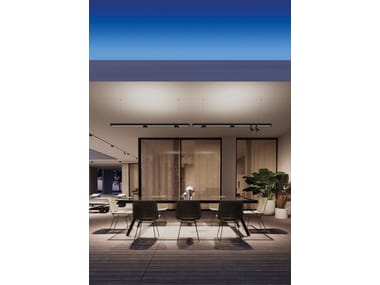 IP SYSTEM® IP54 dual power linear light system By SIMES