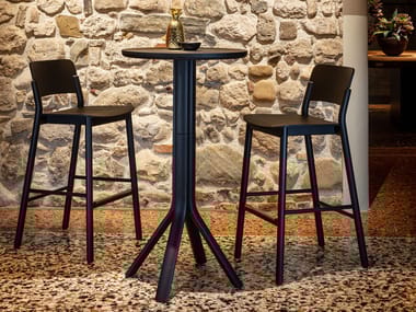 TREE Runder Hochtisch aus Esche By SIPA